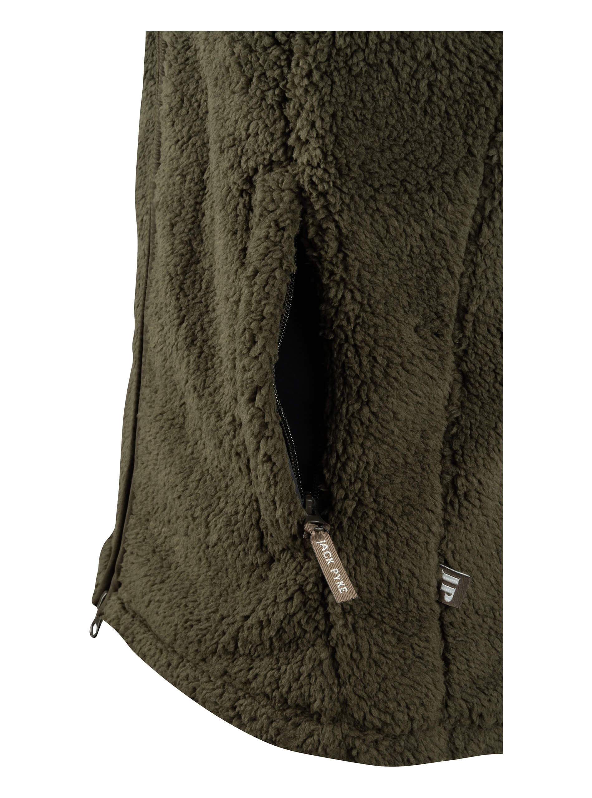 JACK PYKE Sherpa Fleece Gilet Dark Olive | eBay